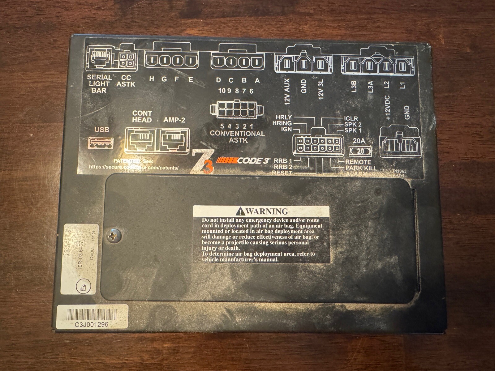 Used 2003 Code 3 Z3 Controller 6427 for Sale | Code 3 Z3 Controller 10R ...