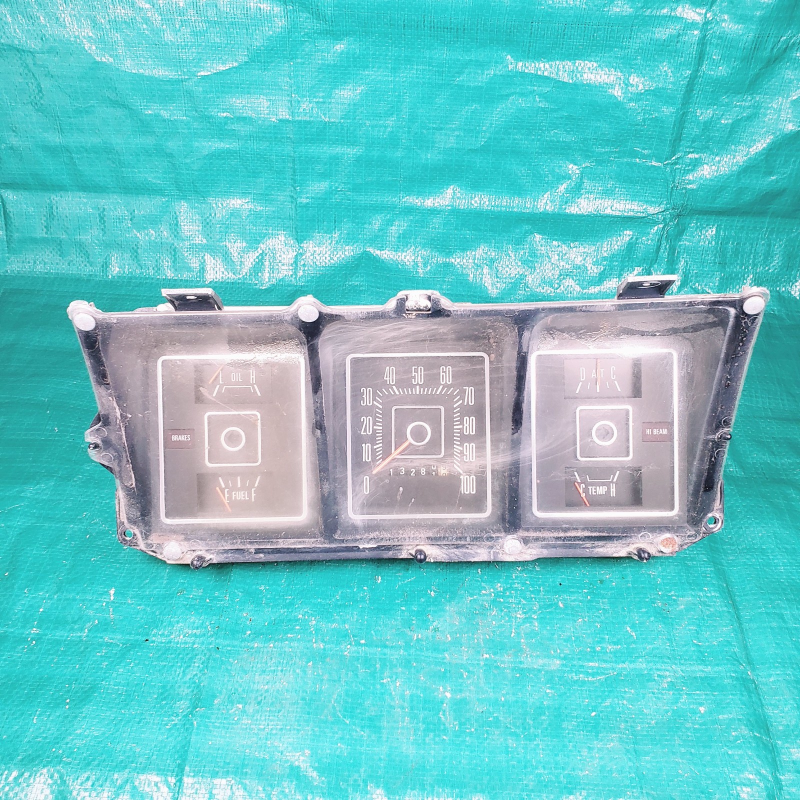 Used 1973 1979 Ford Truck Instrument Cluster 100mph Gauge Speedometer ...