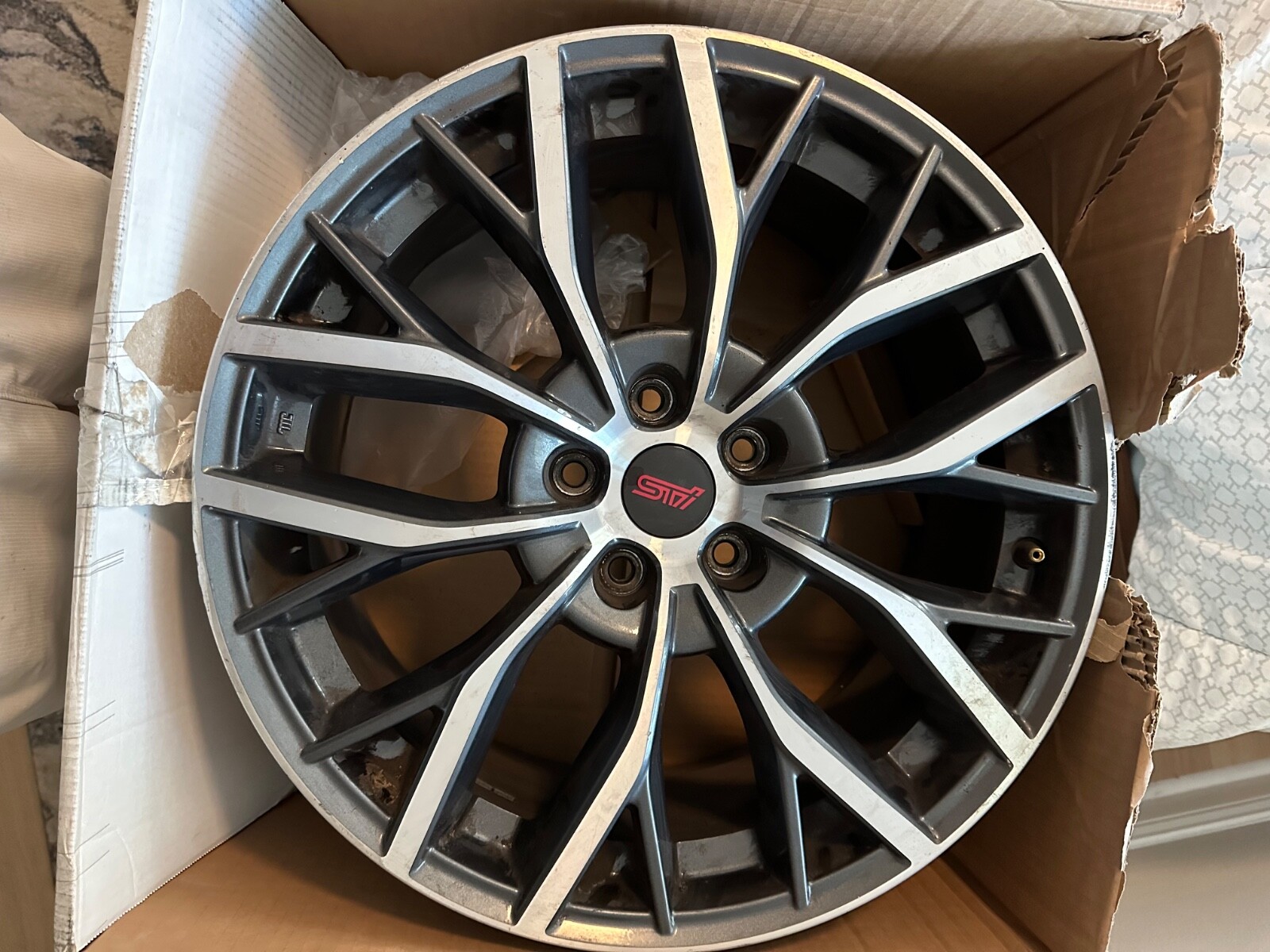 Used 2020/2021 Subaru Wrx Sti 19x8.5 Inch Charcoal Stock Rims for Sale ...