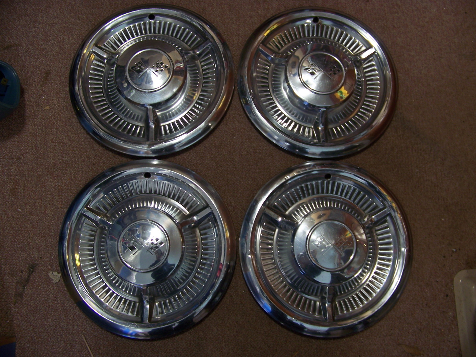 Used 2014 1958 Chevrolet Belair Impala Nomad Biscayne Delray Hubcaps ...