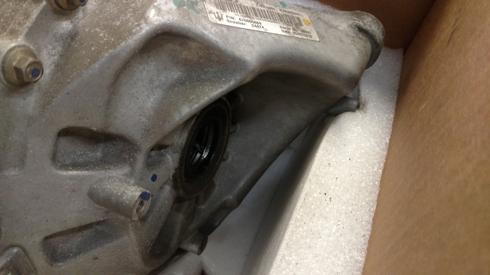 Used Maserati Ghibli Rear Axle Differential Oem 670009608 2014 - 2017 ...