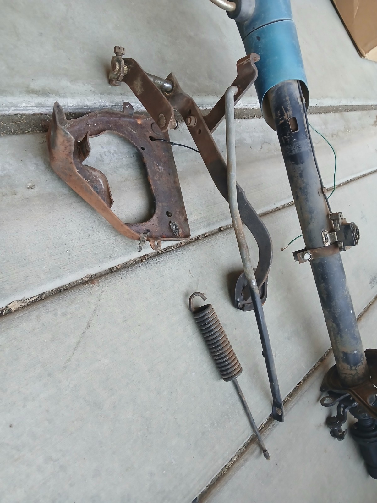 Used 1961 Chevrolet Bel Air Parkwood Wagon Steering Column Assembly W ...