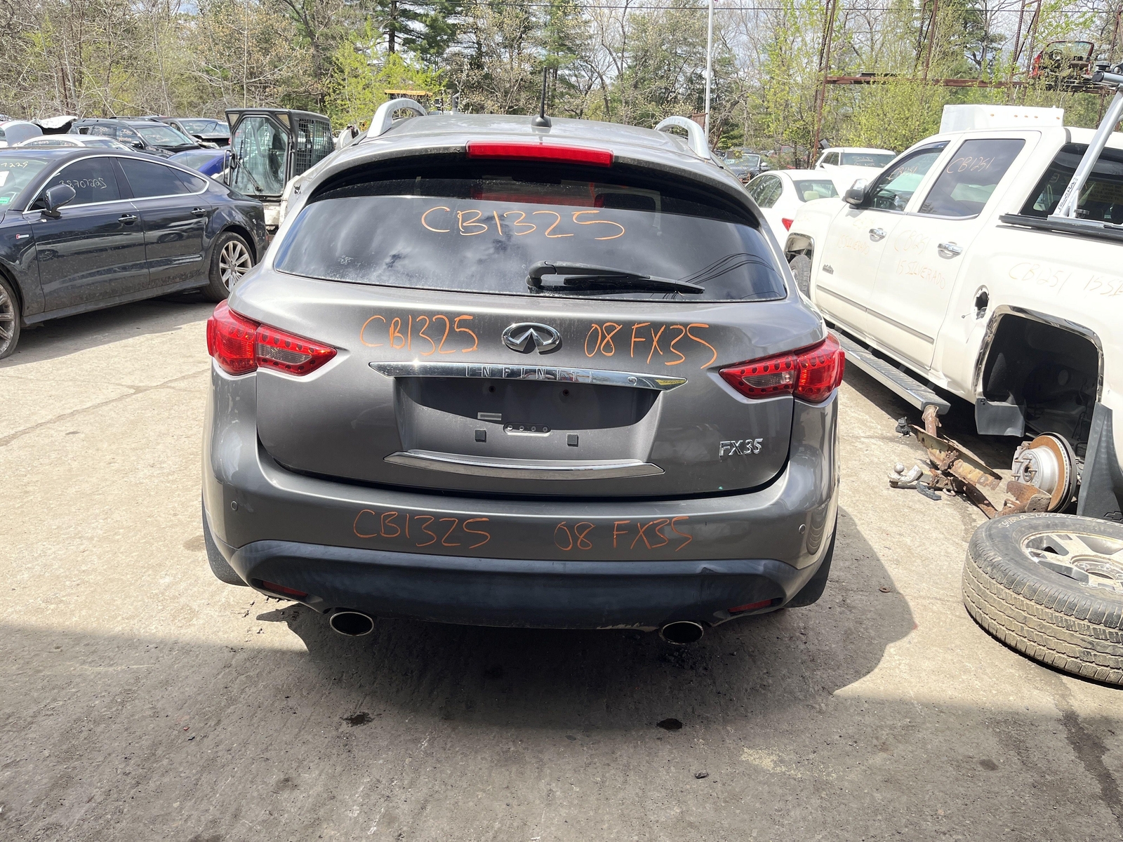 Used Trunk/decklid/hatch/tailgate Infiniti Fx Series 2009-2011 for Sale