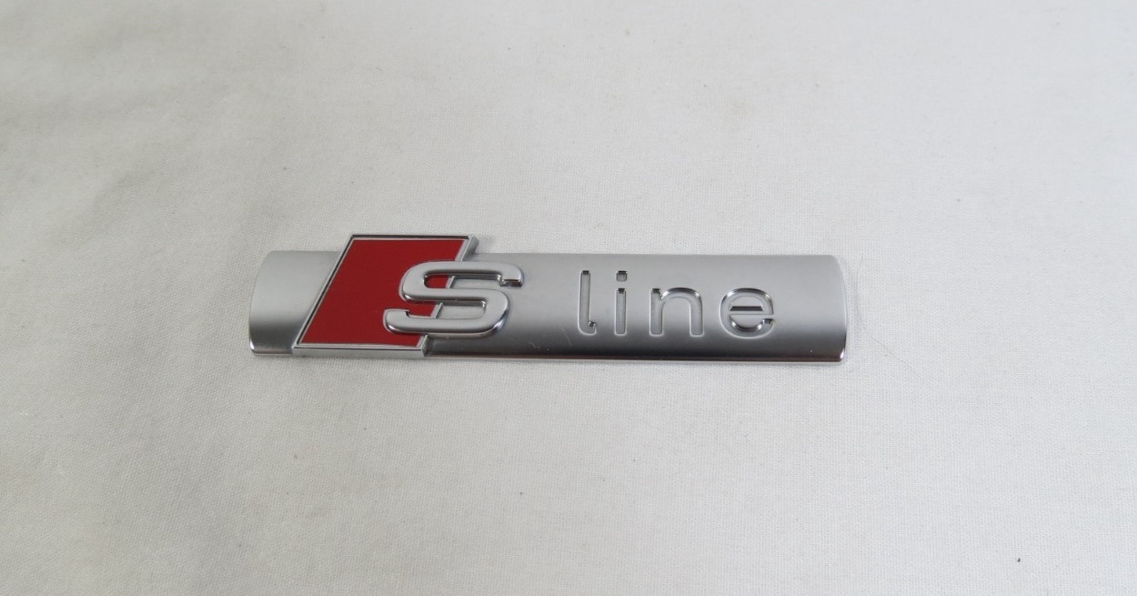 Used Audi S Line Emblem A3 A4 A5 A6 A7 Front Fender Badge Nameplate ...