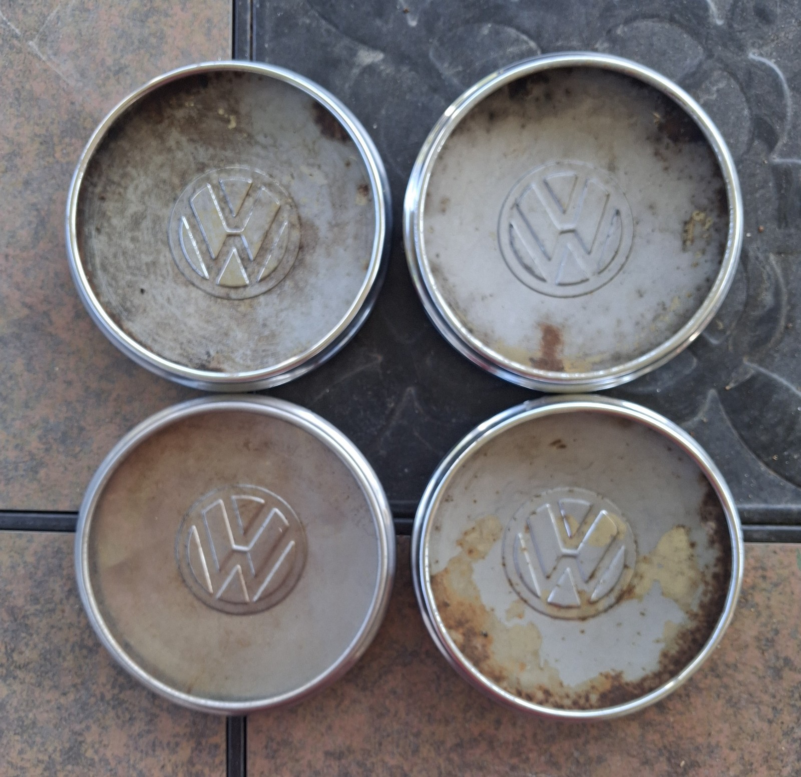 Used 1970s 1980s Volkswagen Hubcap Center Cap Jetta Dasher Rabbit ...