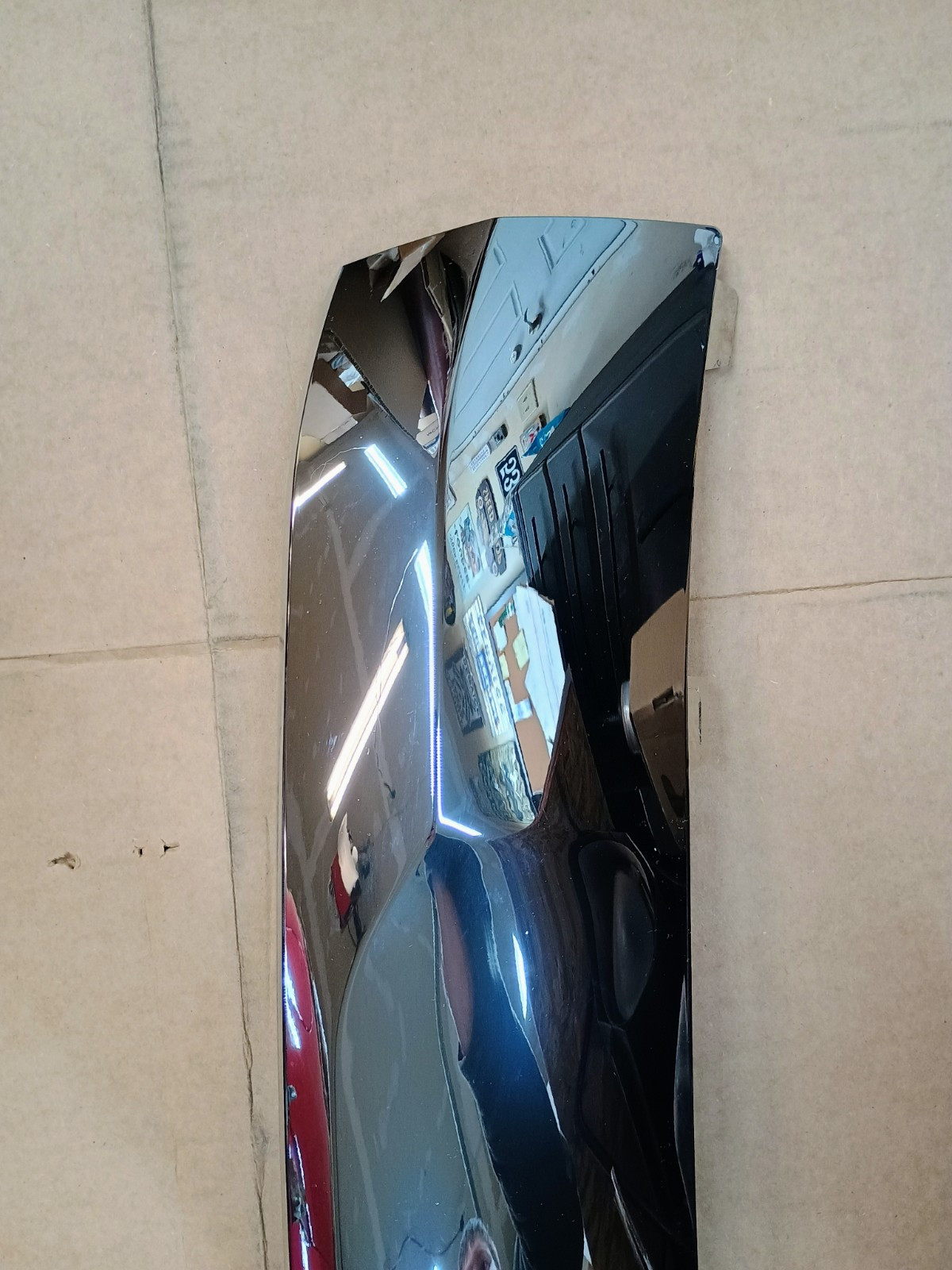 Used Genuine Oem Gm Bright Chrome Front Bumper Lower Fascia Skid Plate ...