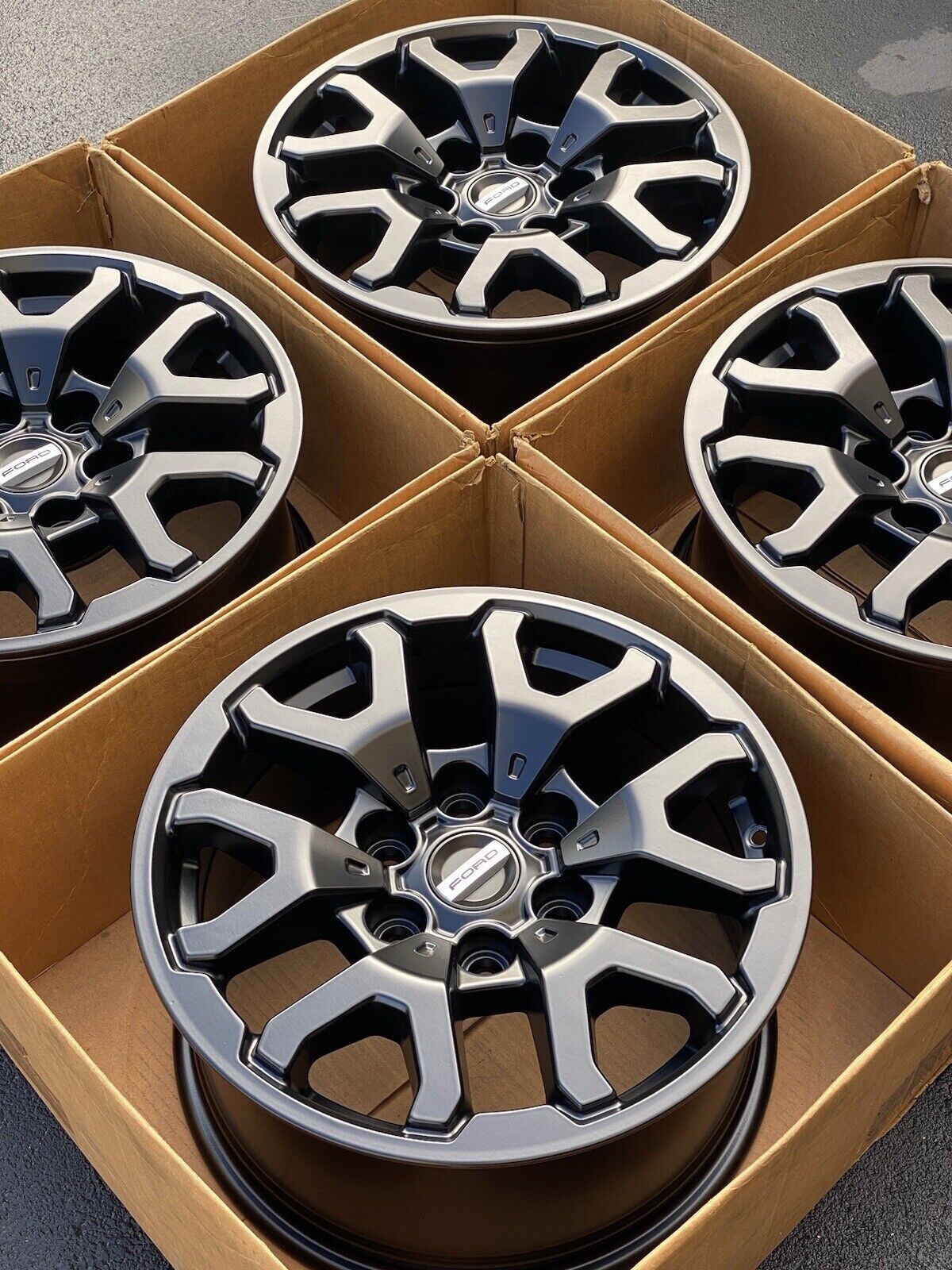 Used 2017 2021-2022 Ford F150 F-150 Raptor Factory Wheels Satin Black ...