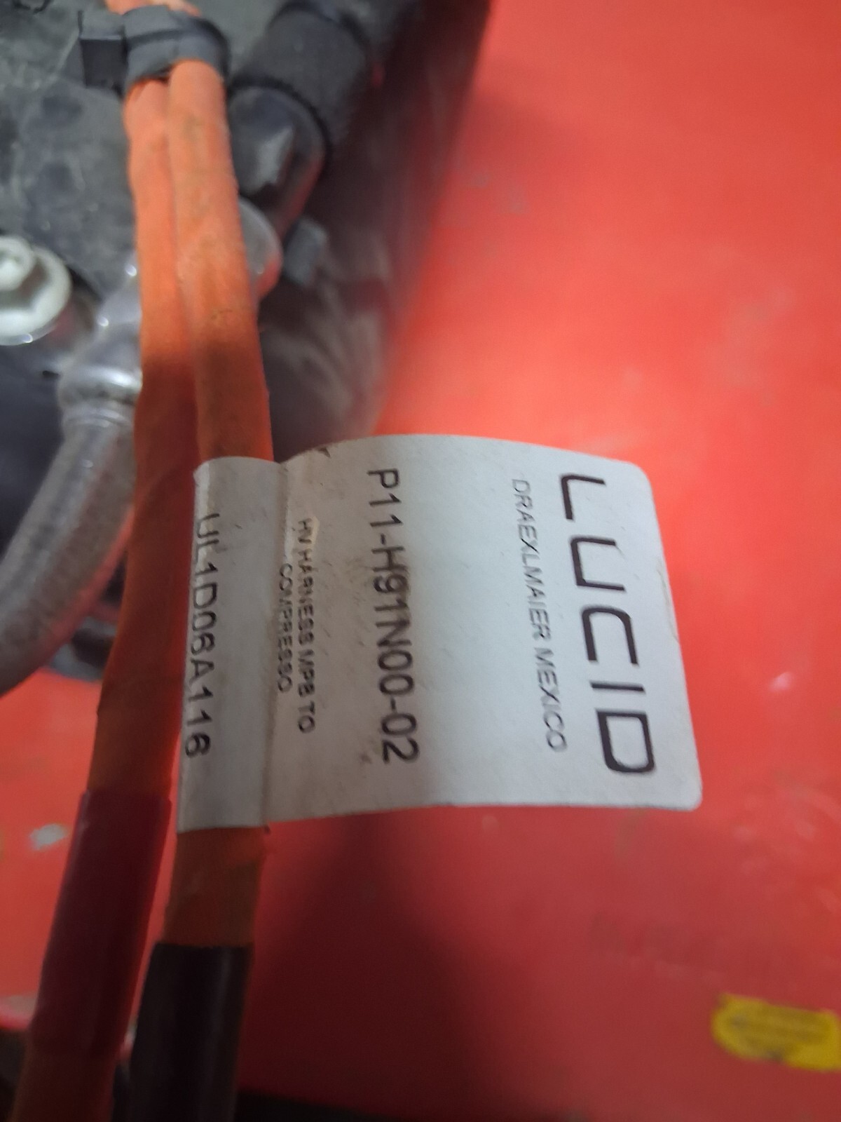 Used Lucid Air 2022-2024 Oem Ac Compressor Assembly M11-004591-01 P11 ...