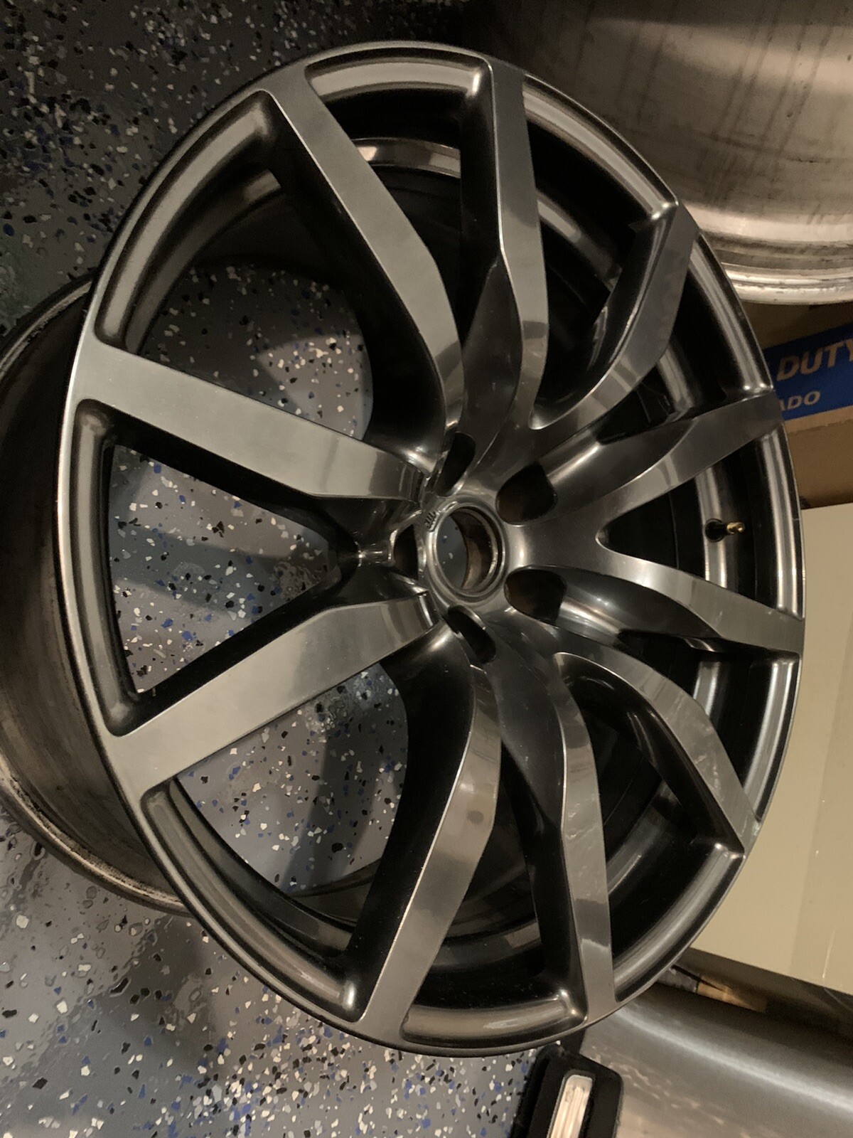 Used 2 Genuine Nissan Gtr 20" Rear Wheels Rays Rims Oem Gt-r for Sale ...