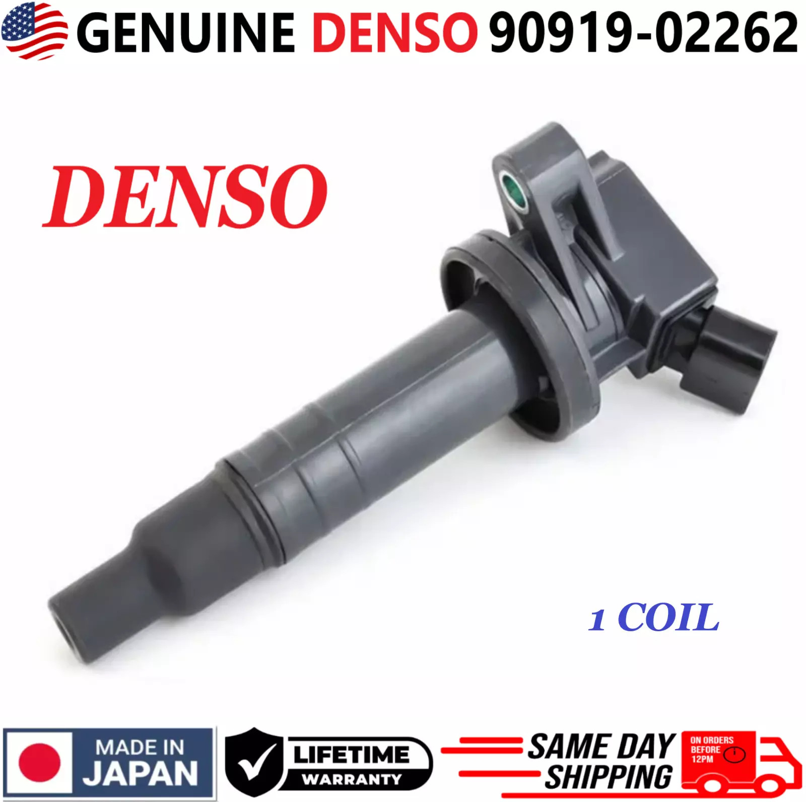 Remanufactured Oem Denso X1 Ignition Coil For 2000-2008 Toyota ...