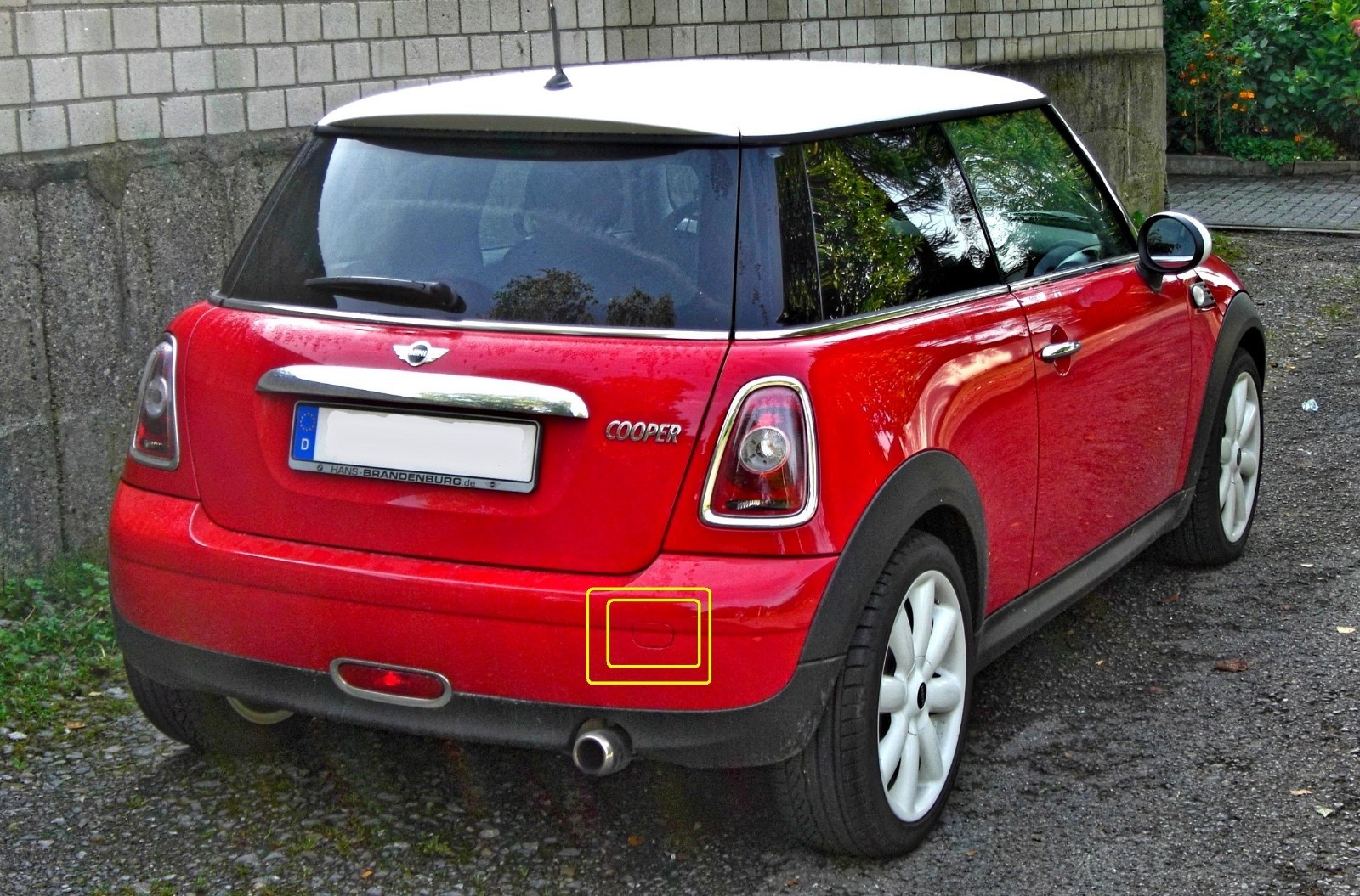 New Other (see Details) New Mini Cooper R56 R57 Rear Bumper Tow Hook ...