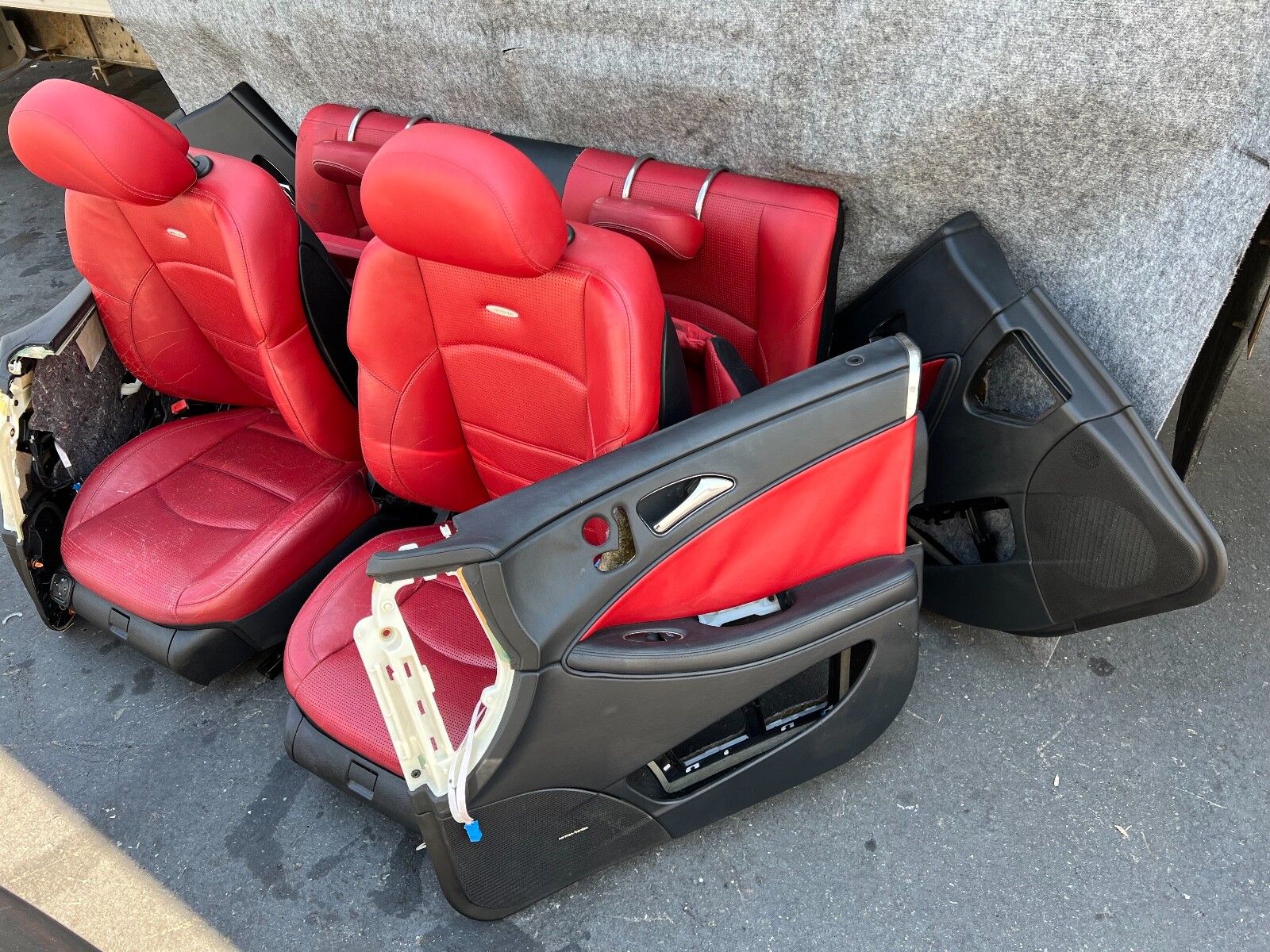 Used Mercedes W219 Cls63 Amg Sport Leather Interior Seat Seats Door ...