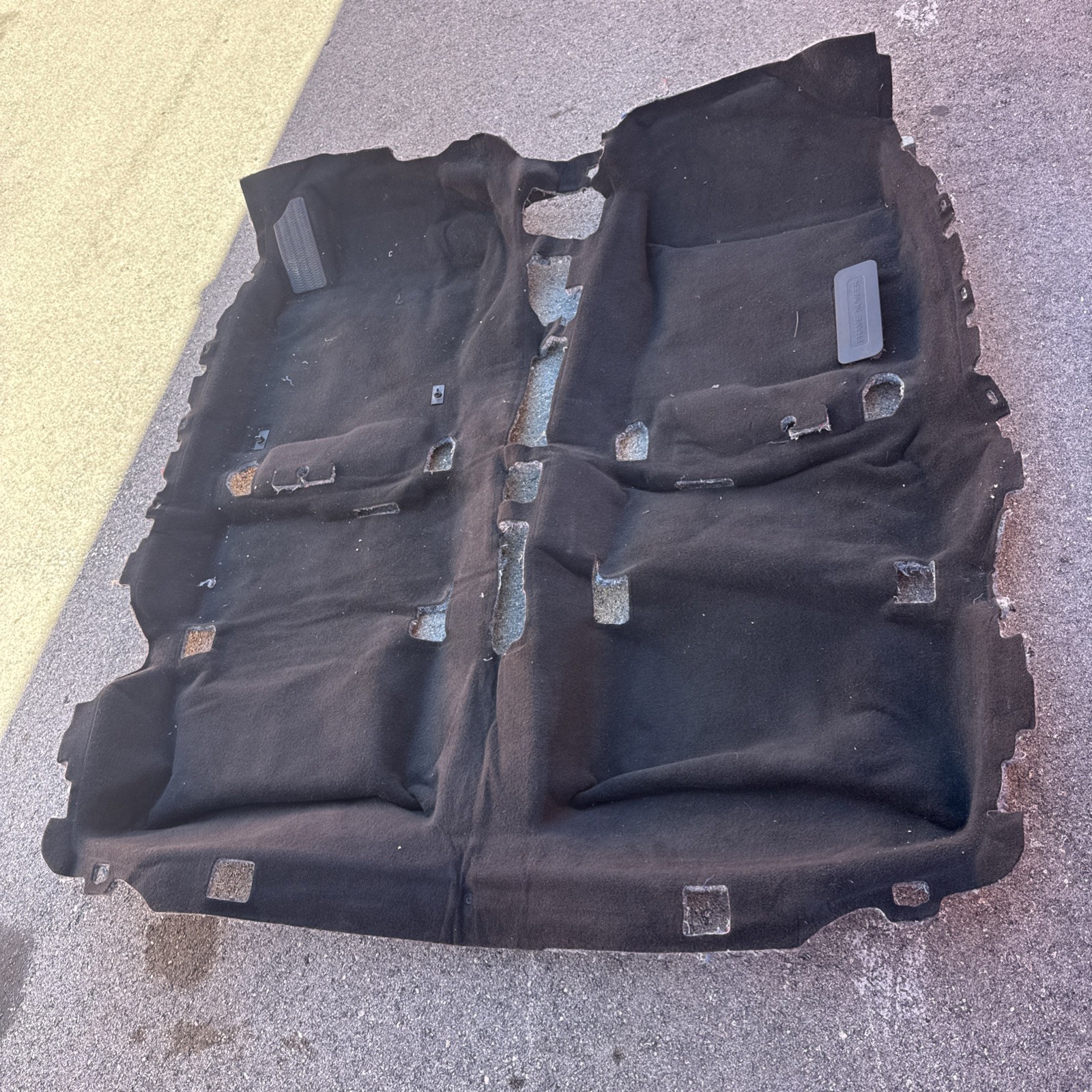 Used 2023-2026 Honda Civic Type-r Fl5 Oem Black Interior Floor Carpet ...
