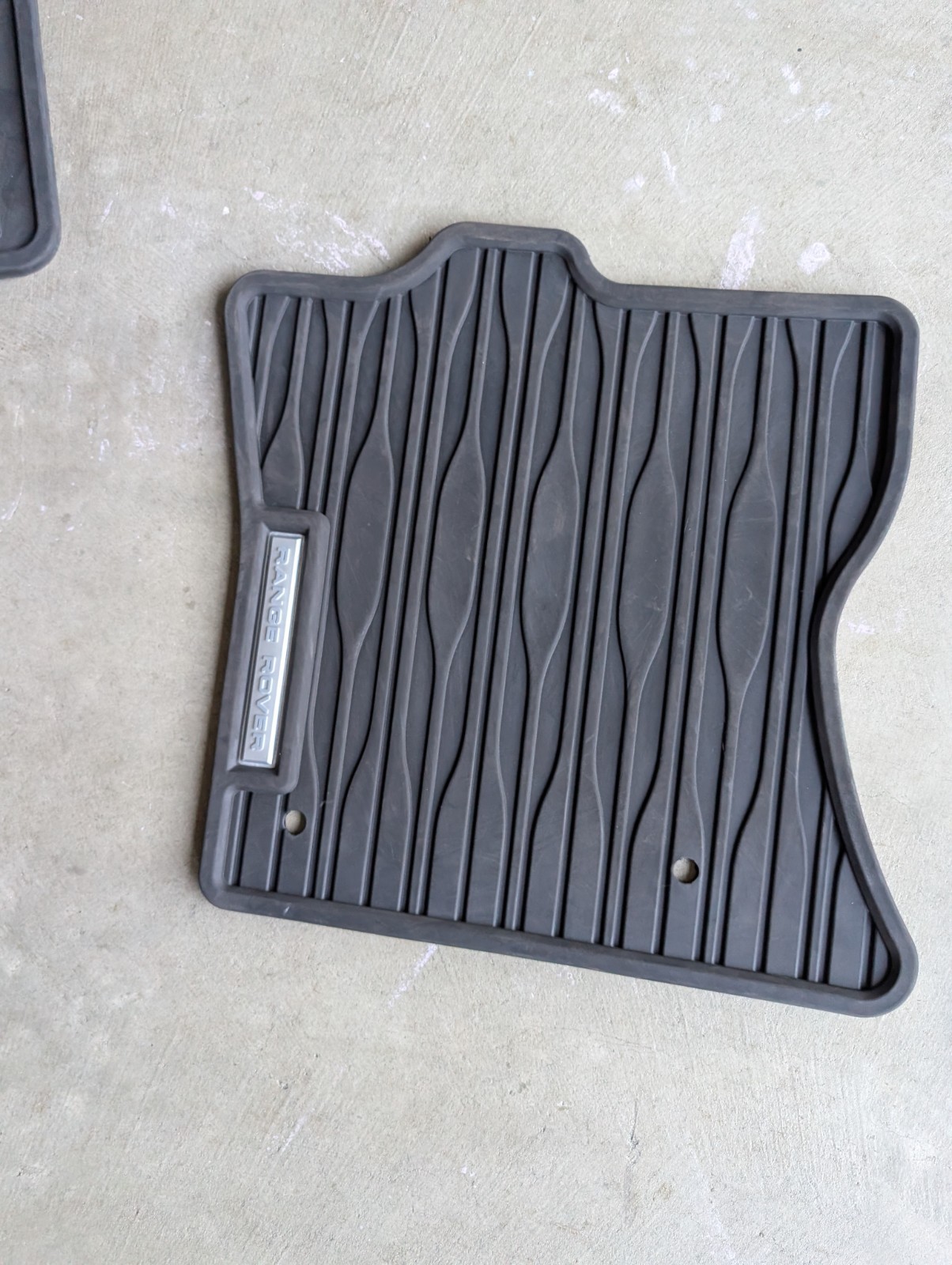 Used 2017-2025 Range Rover Velar Rubber All Weather Floor Mat Oem Front ...