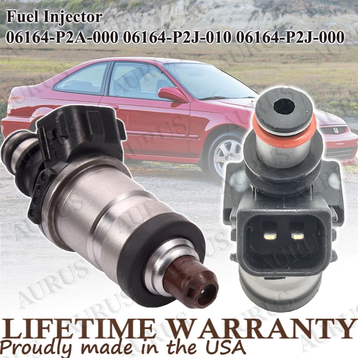 Remanufactured X4 Oem Keihin Fuel Injector For 1997-1998 Honda Cr-v Crv ...