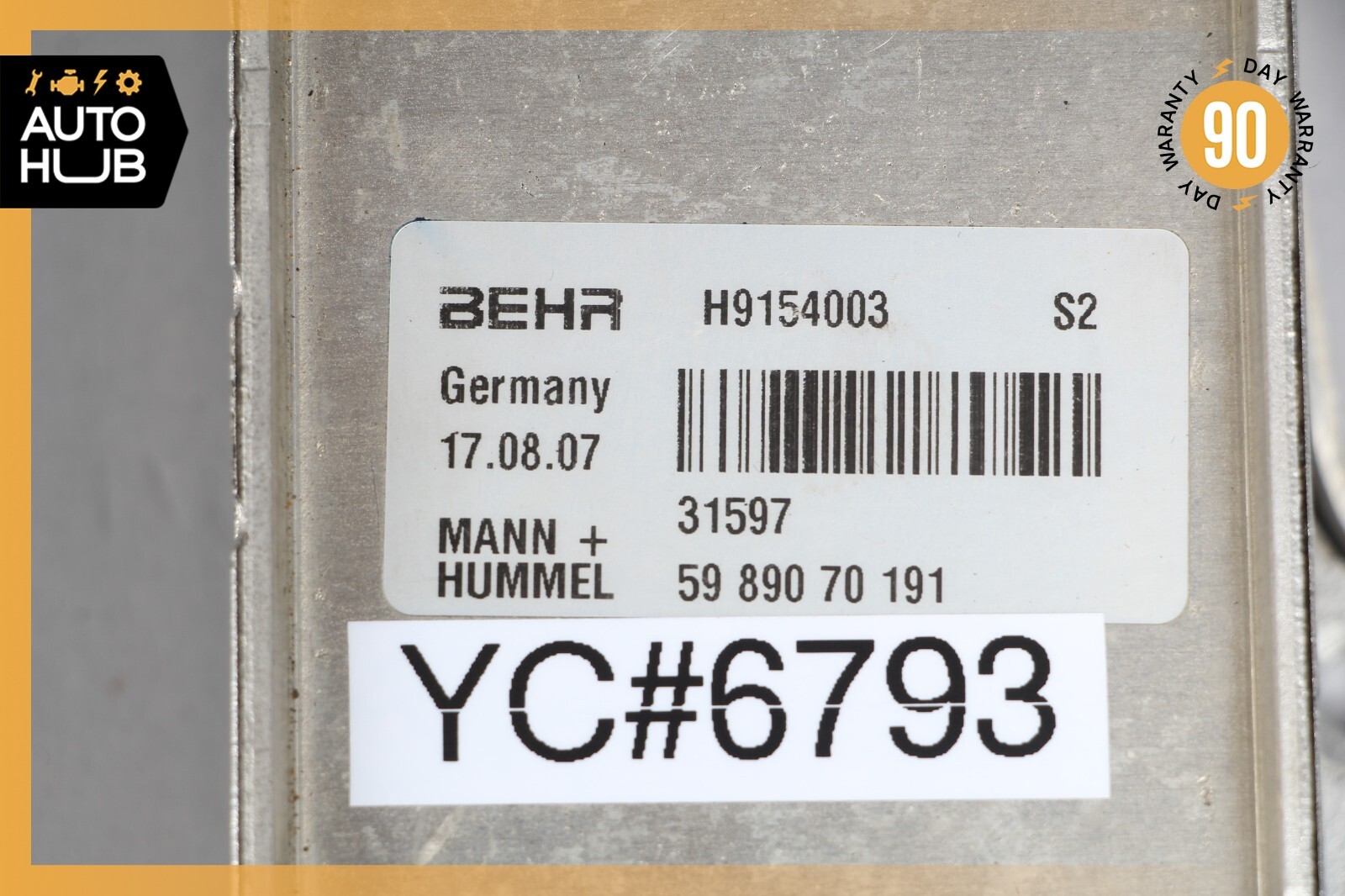 Used Mercedes W209 Clk350 Slk280 Gl450 E550 Oil Filter Cooler Radiator ...