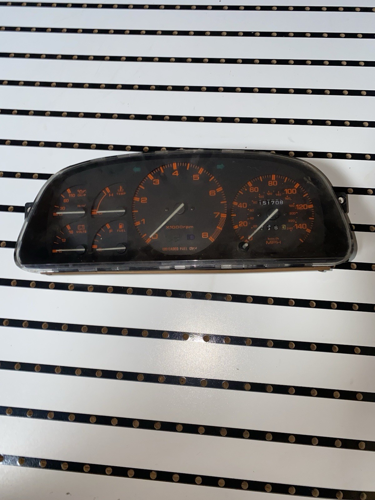 Used 1986-1988 Mazda Rx7 Fc Non-turbo M/t Speedometer Cluster 151k Oem ...