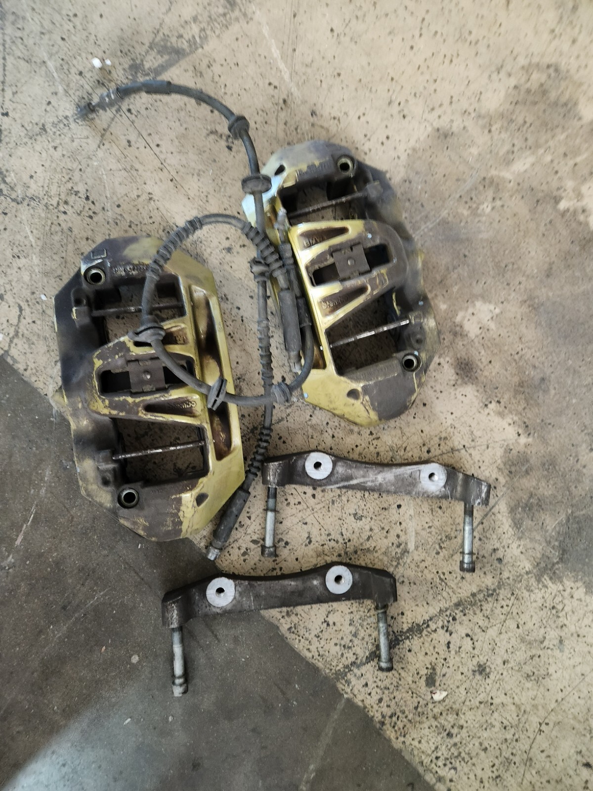 Used 2012-2016 Oem Bmw F10 M5 F13 F06 M6 Front Brake Calipers Brembo ...