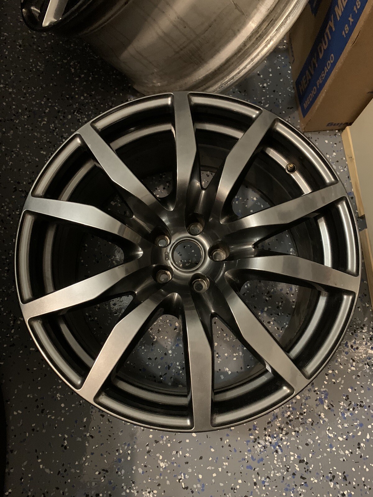 Used 2 Genuine Nissan Gtr 20" Rear Wheels Rays Rims Oem Gt-r for Sale ...