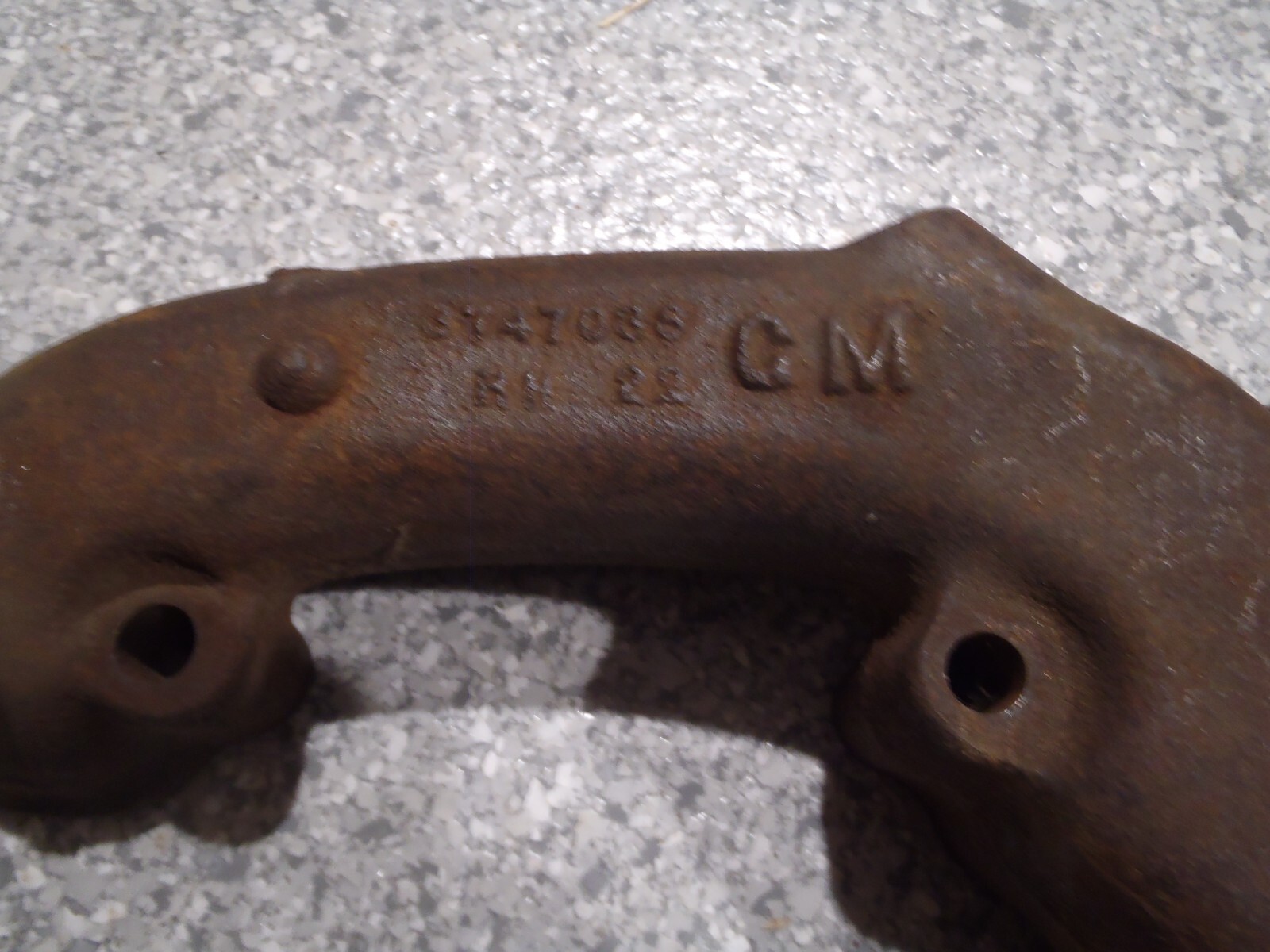 Used 58-65 C1 C2 Corvette Sbc Rh Exhaust Manifold-dated A29(1-2-59)-gm ...