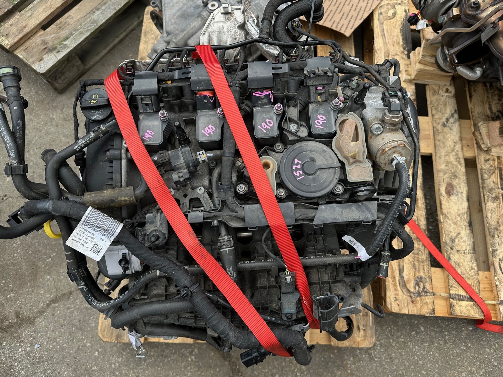 Used 2018-2019 Vw Mk7.5 Golf R Engine Dlr Only 45k Mile Motor 2.0l Dlra ...