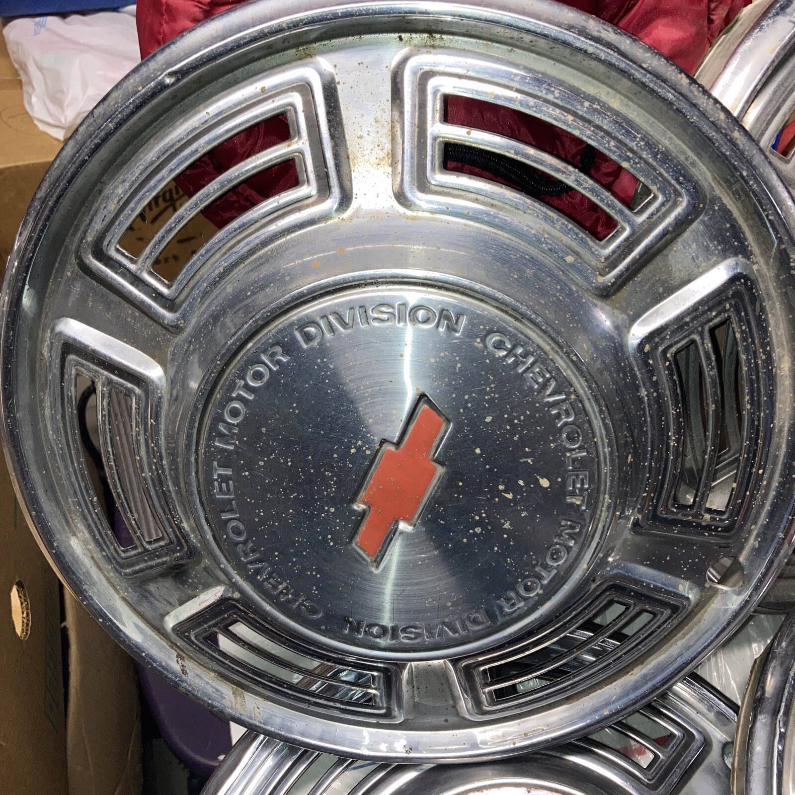 Used 1970 1970 2014 Chevy Chevelle Nova Inch Hubcaps Wheel Covers Hub ...
