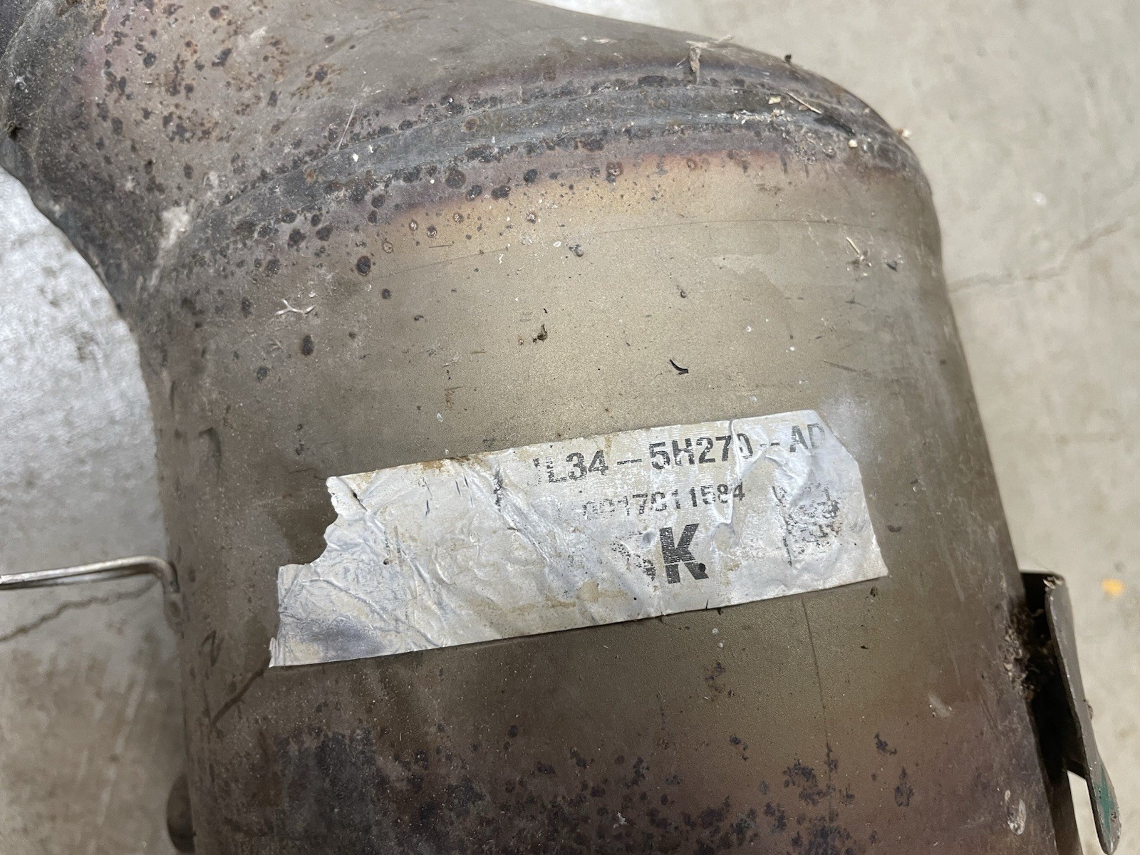 Used Genuine Ford Diesel Particulate Filter Jl3z-5h270-a 61k Miles F150 ...