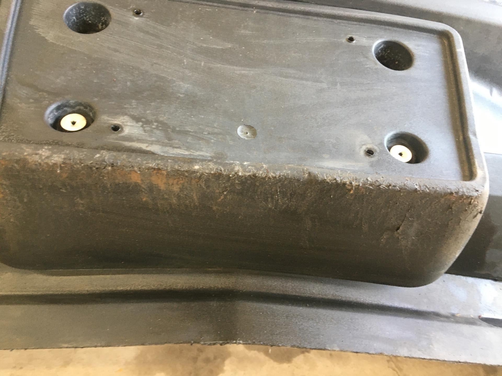 Used 2012 Front Bumper Assy. Chevy Silverado 1500 Rusty Scratching ...
