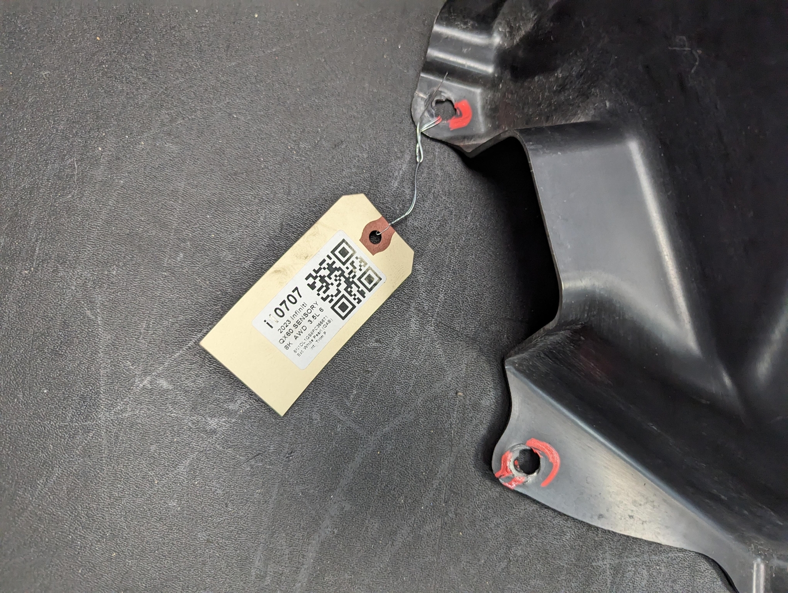 Used Front Right Floor Under Cover Splash Shield 2023 Infiniti Qx60 ...