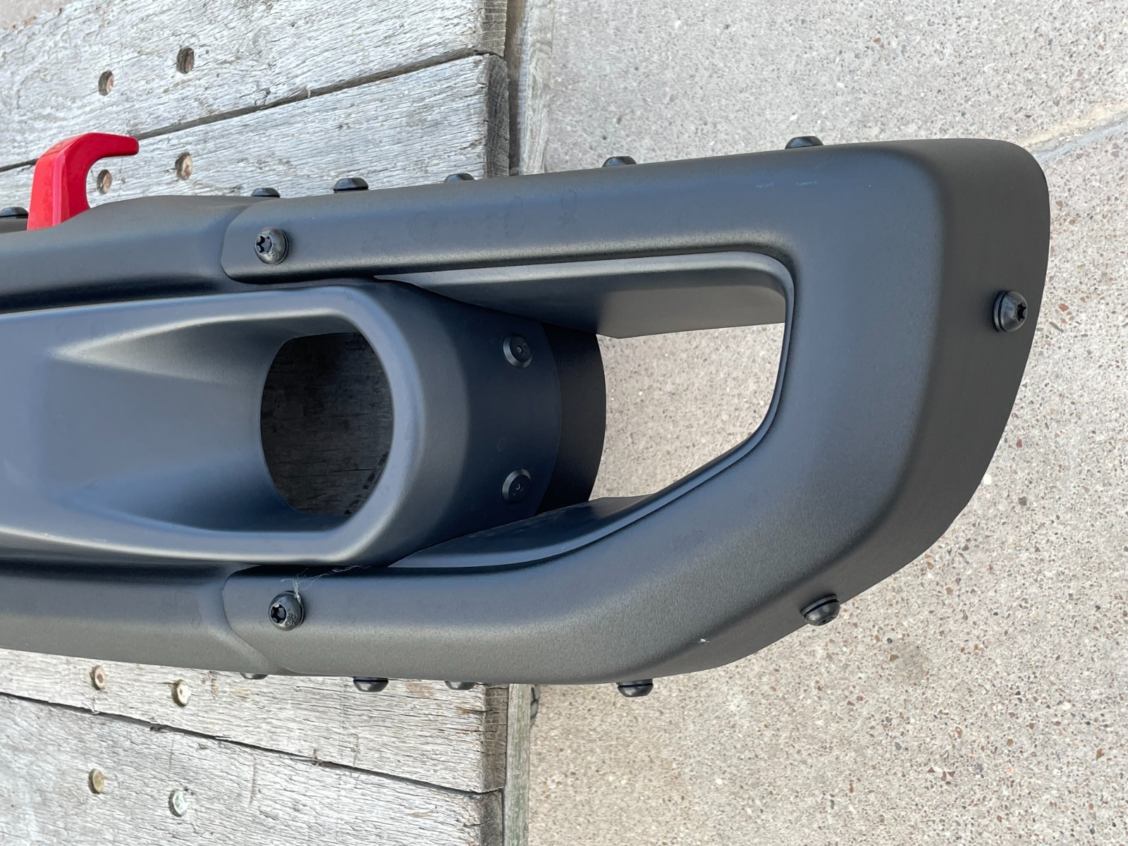 Used 2018 2025 - Oem Jeep Wrangler Rubicon Steel Front Bumper...red ...