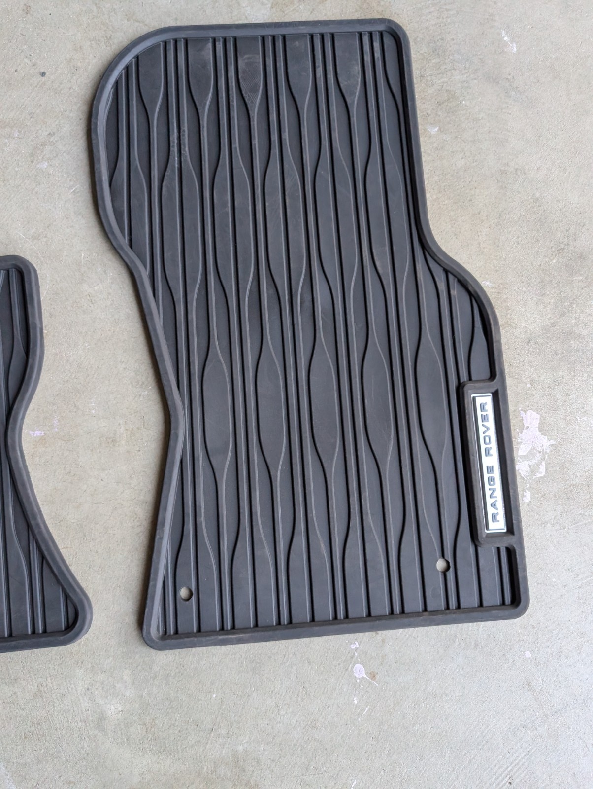 Used 2017-2025 Range Rover Velar Rubber All Weather Floor Mat Oem Front ...