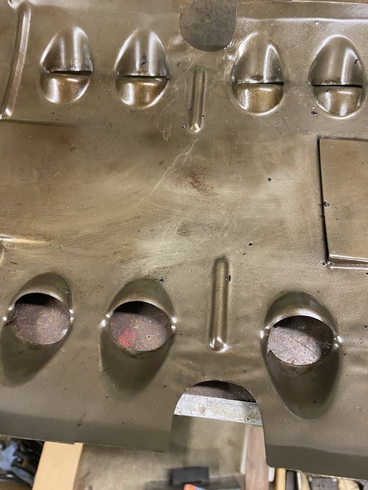 Used Ford Fe Engine Lifter Valley Pan Oil Baffle 360 390 428 #36 for ...