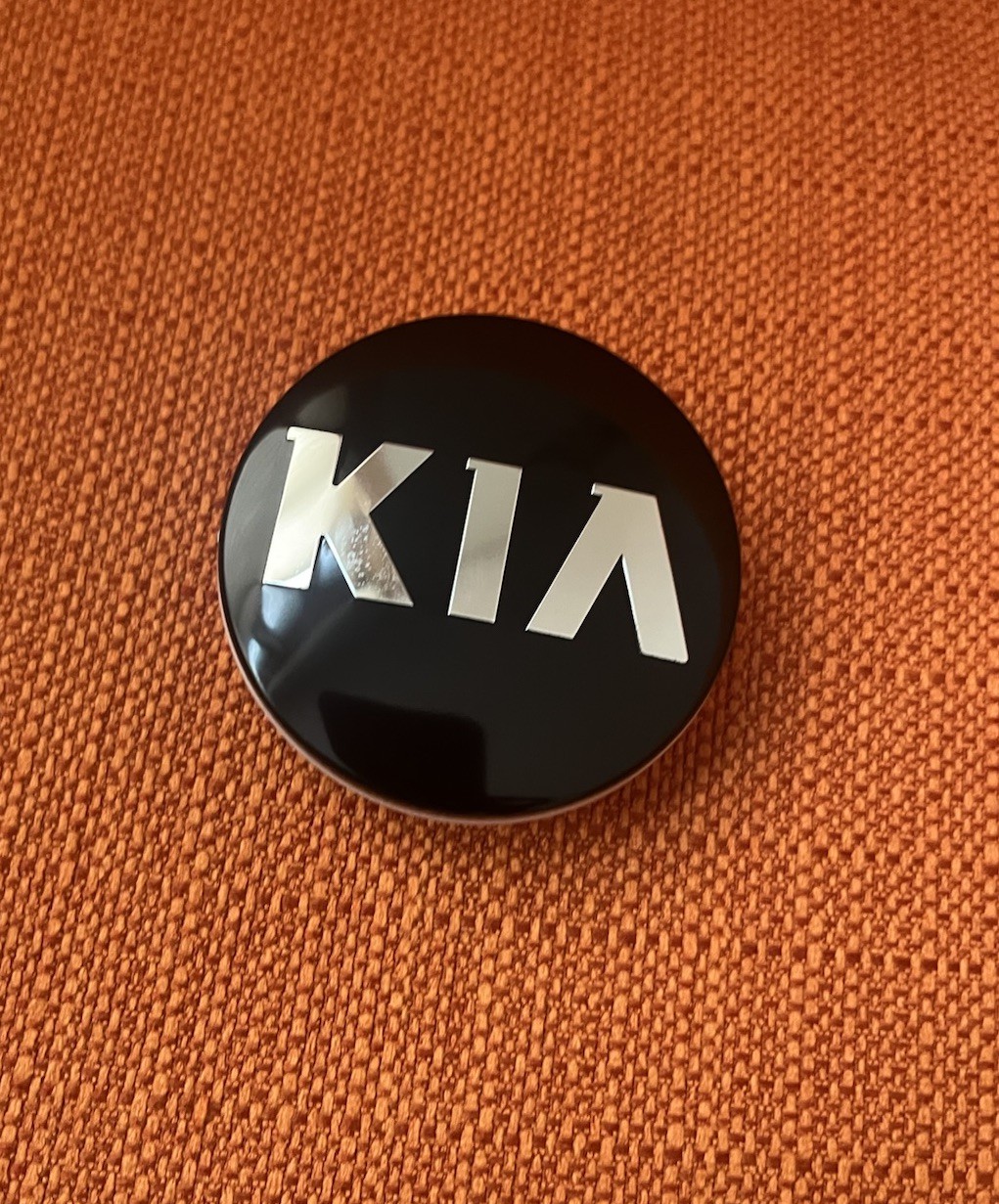 Remanufactured Kia Wheel Center Hub Caps Black , Sorento Sedona, Rio ...