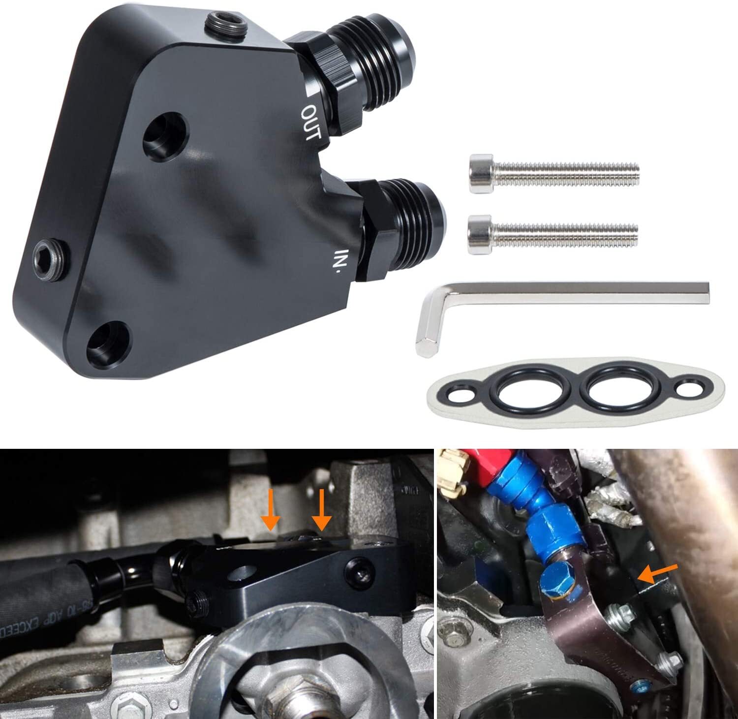 New Engine Oil Cooler Adapter Kit For Gm Ls Ls1 Ls2 Ls3 Ls6 Ls7 Ls9 2005-2019 Corvet for Sale ...