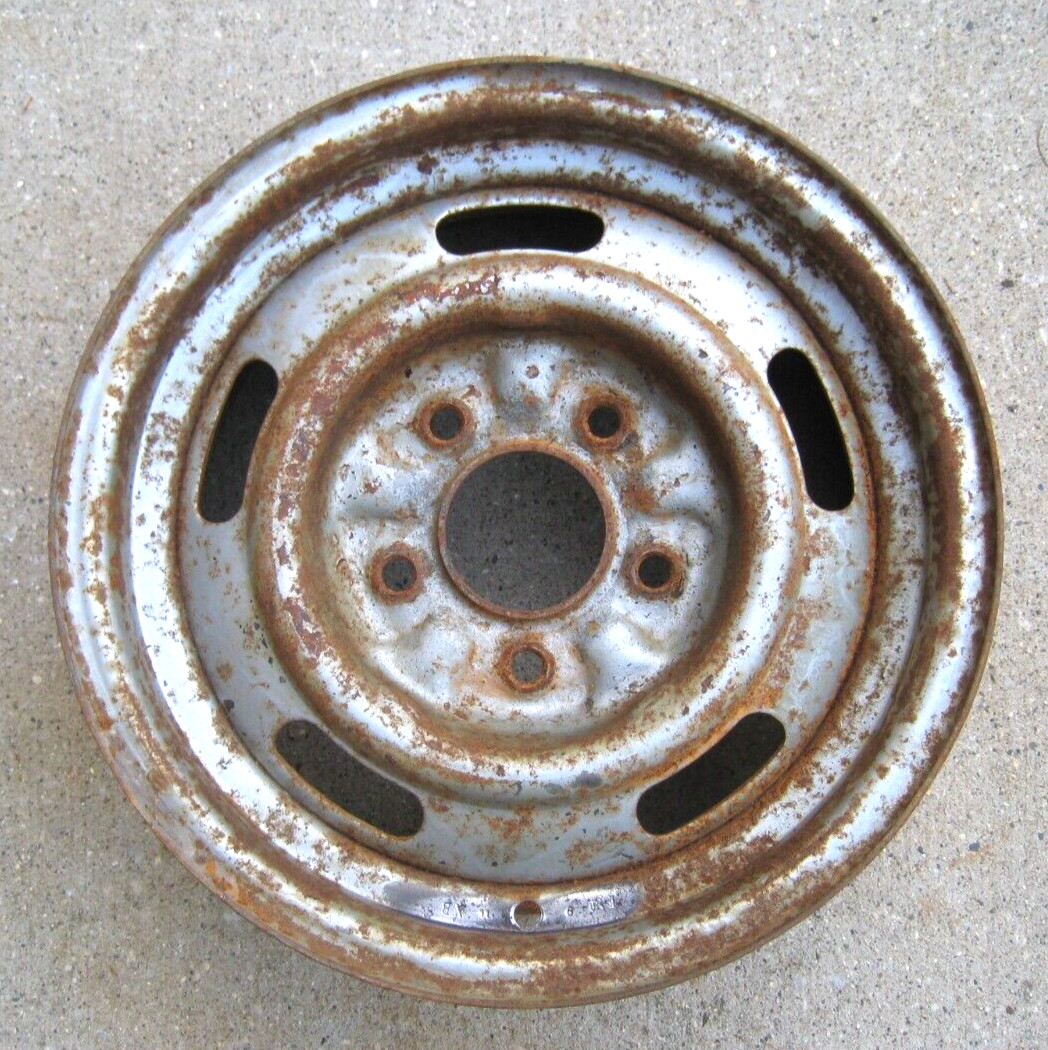 Used 1968-1969 Original Chevelle Rally Wheel Steel Rim 14x6 Xb Code Oem ...