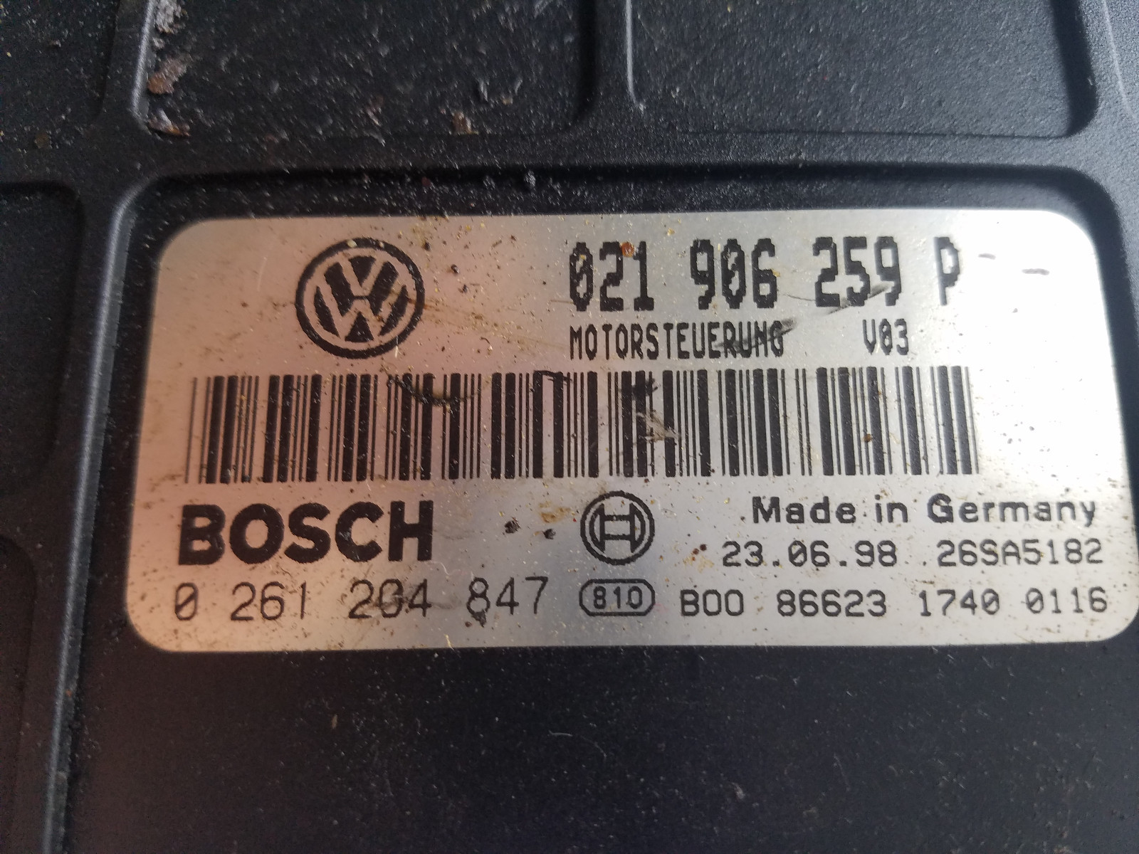 Used 1997-2001 Vw Eurovan Ecm Ecu Engine Control Module Computer ...