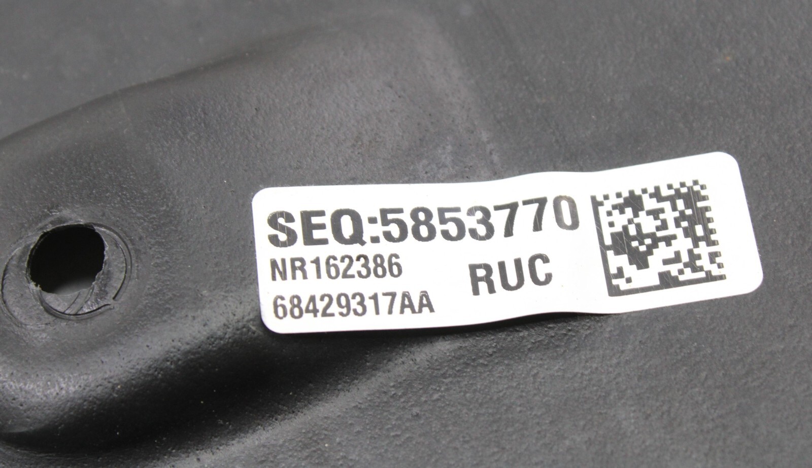 Used 2017 2025 - Chrysler Pacifica Front Bumper Underbody Splash Shield ...