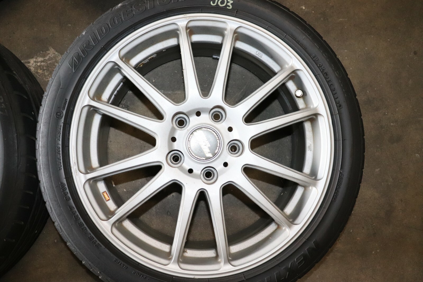 Used Jdm A-tech Final Speed Aftermarket Wheels 17x7 Et +53 5x114.3 Rims ...