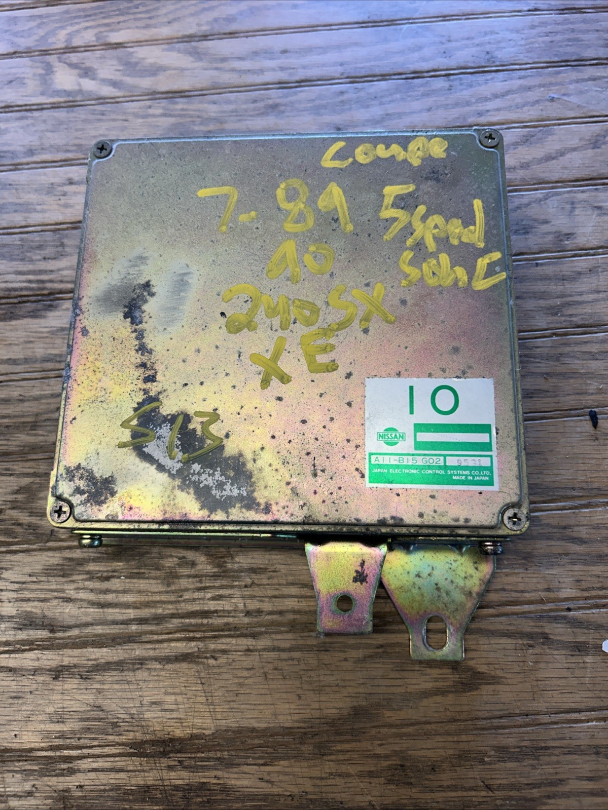Used 1990 Nissan 240sx S13 Xe Ecu Sohc 5 Speed A11-b15 G02 Computer for ...