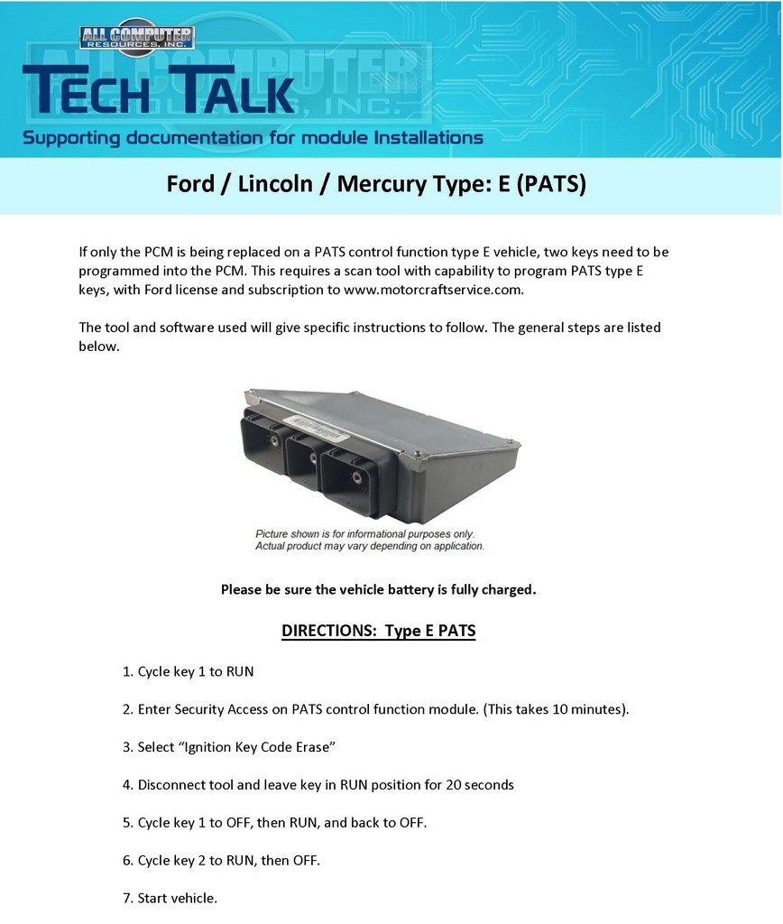 Remanufactured 2005 Ford Five Hundred 3.0l Engine Computer Ecu Ecm Pcm ...