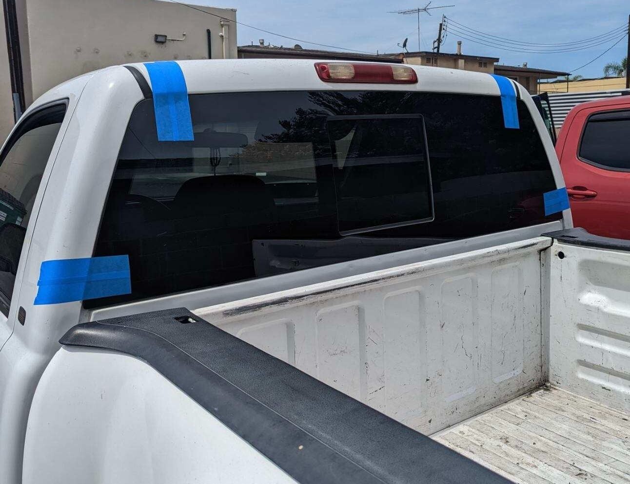 New Fits 1999-2006 Chevy Silverado Manual Sliding Window Back Glass ...