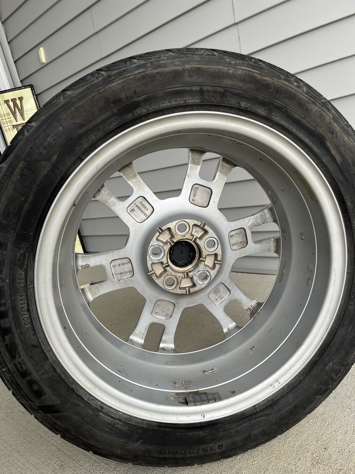 Used 2019 Gmc Chevy Equinox, Terrain Chrome Wheel Rim Oem Chevy 19x7 & 235/50/19 Tire for Sale ...
