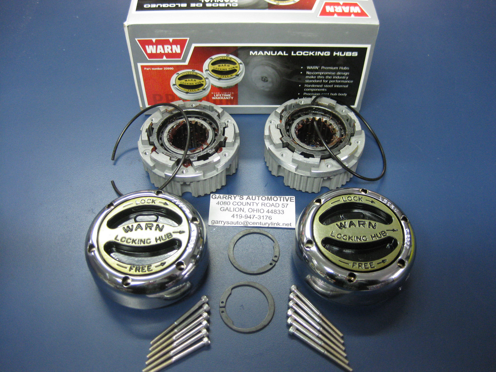 New Warn 20990 4wd Premium Manual Locking Hubs Dana 1944 Spicer Front ...