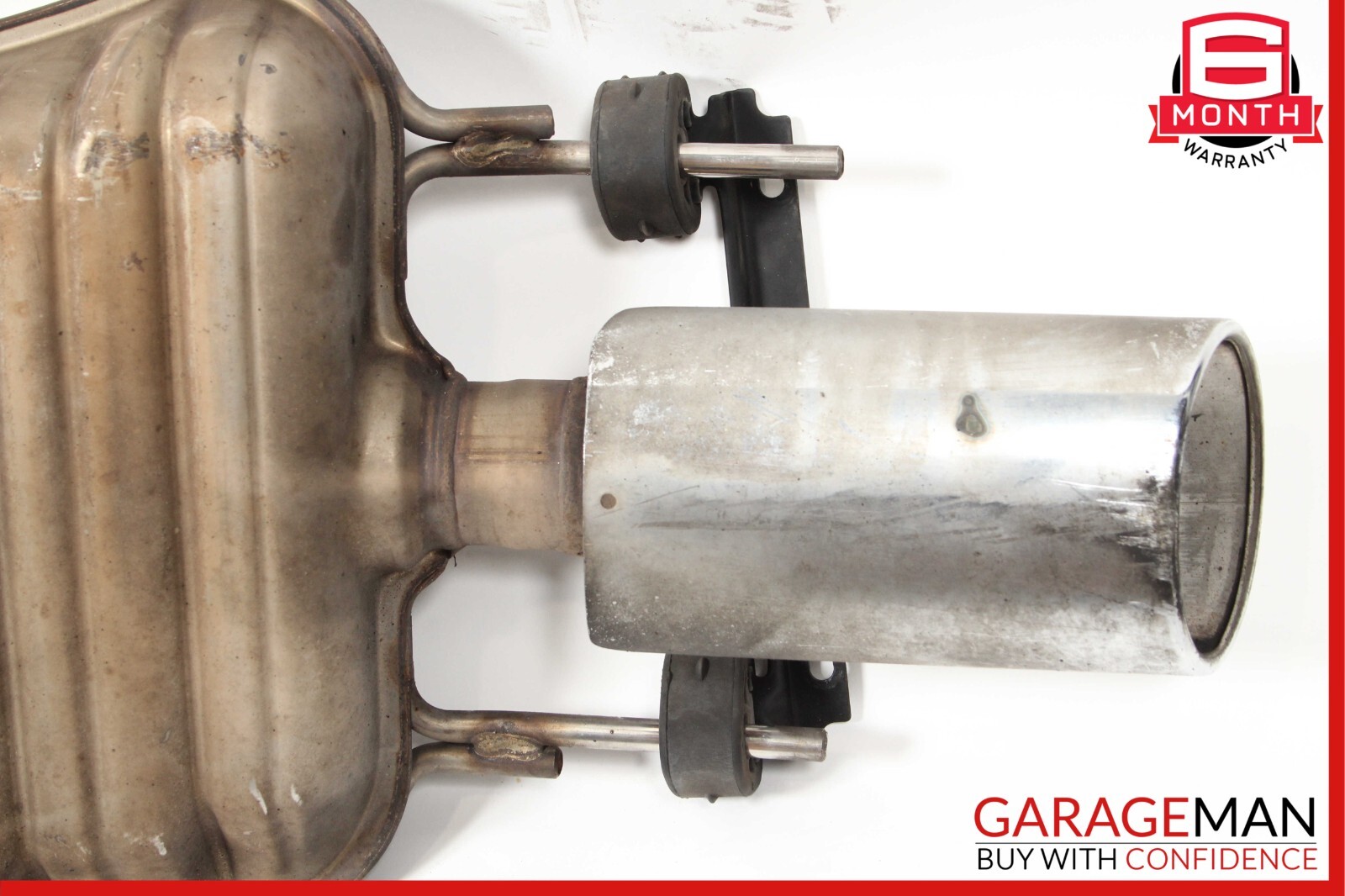 Used 07-09 Mercedes W221 S450 S550 S600 Amg Sport Rear Exhaust Muffler ...