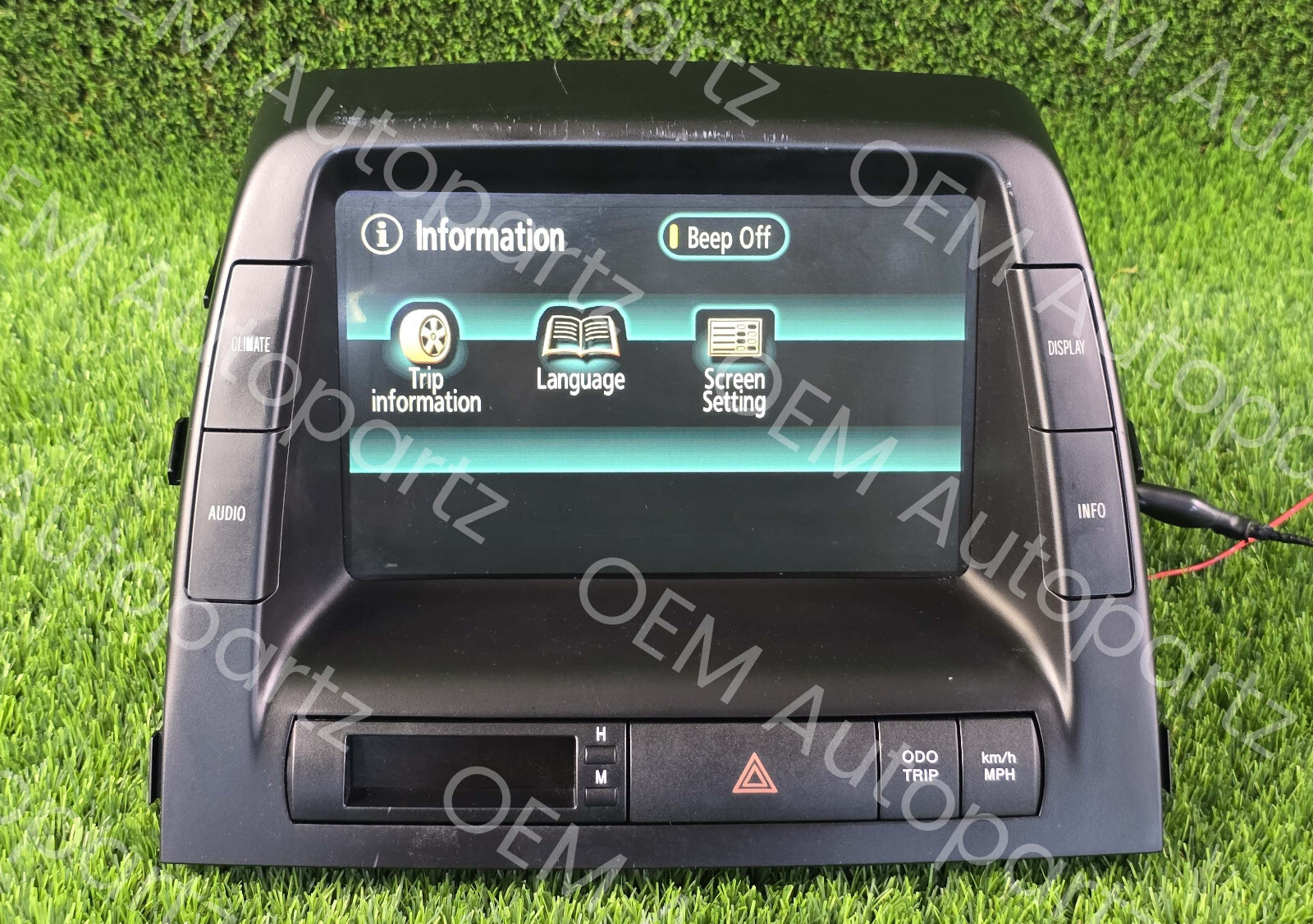 Used Toyota Prius Hybrid 2006-2009 Radio Dash Info Display 86110-47230 ...