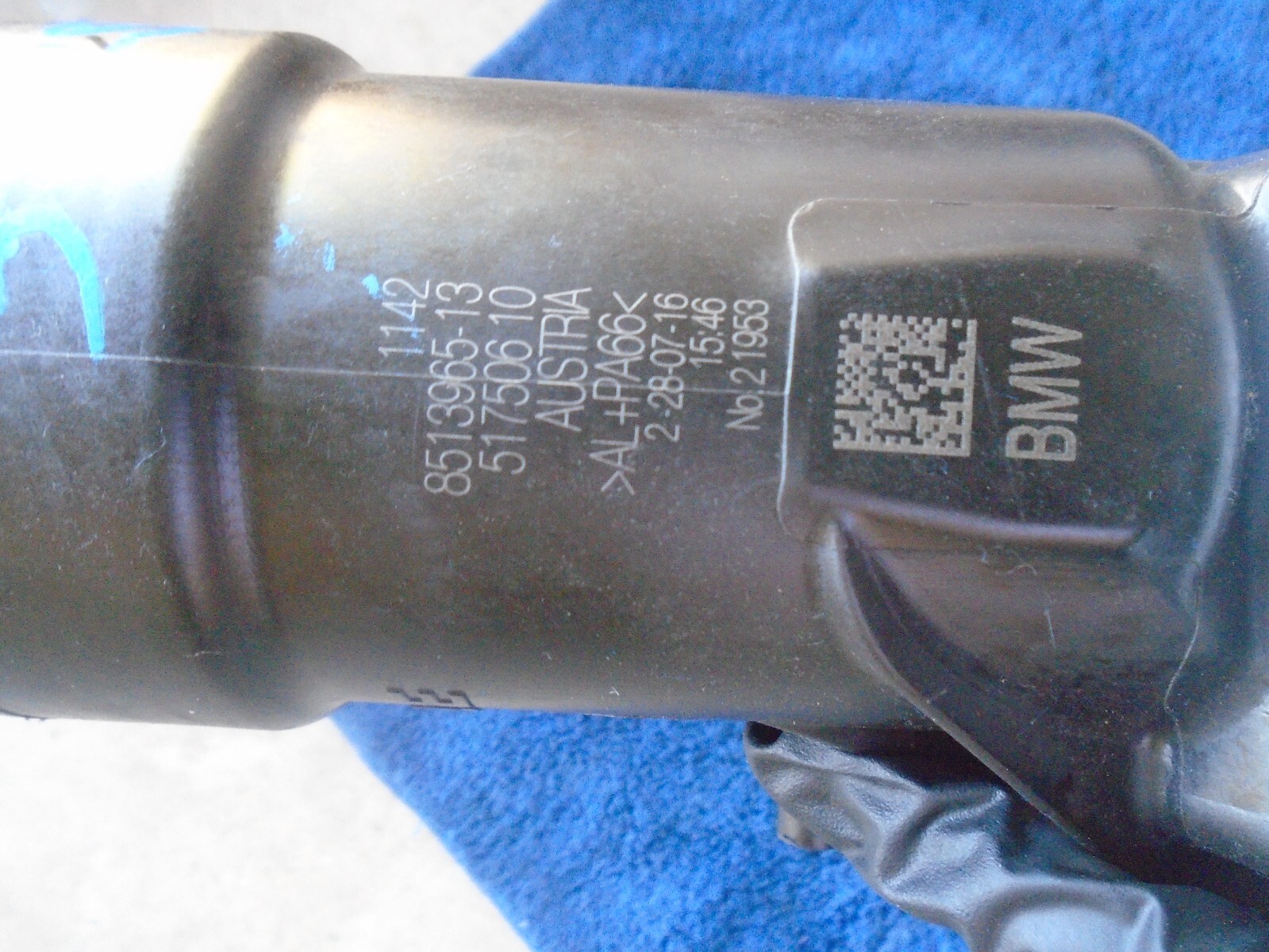 Used 2012-2018 Bmw F30 328i 330i 340i 2.0l Engine Oil Filter Housing ...