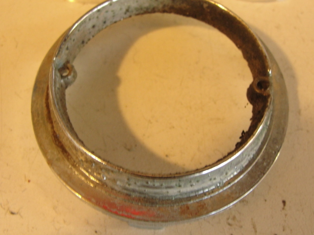 Used 1956-57 Corvette Dash Instrument Bezels And Lenses for Sale