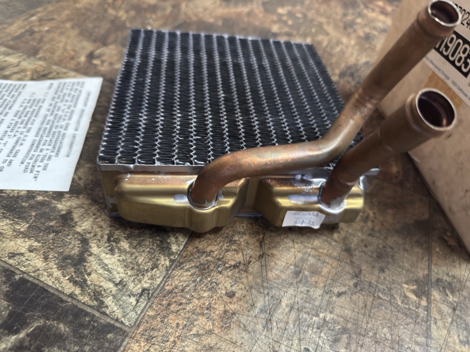 Remanufactured 1992 Nos Camaro Firebird Trans Am Copper Brass Heater ...
