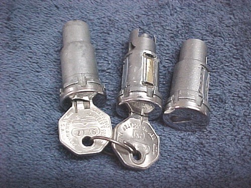 Remanufactured (3) Trunk & Door Locks & Nos Gm Keys Cadillac Oldsmobile ...