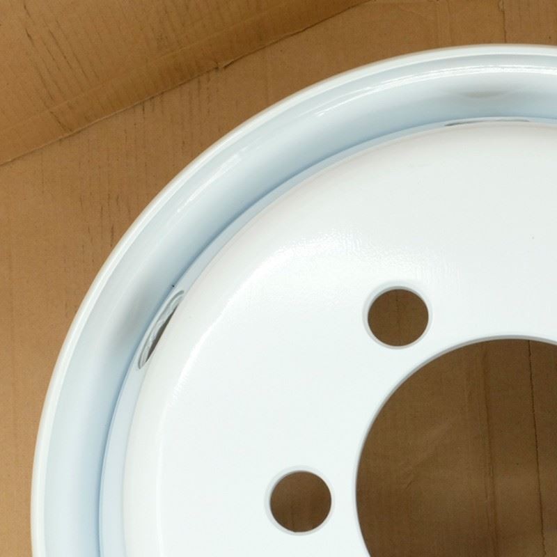 Used For Isuzu Npr Npr-hd Nqr Nrr White Steel Oem Design Wheel Rim 19.5 ...